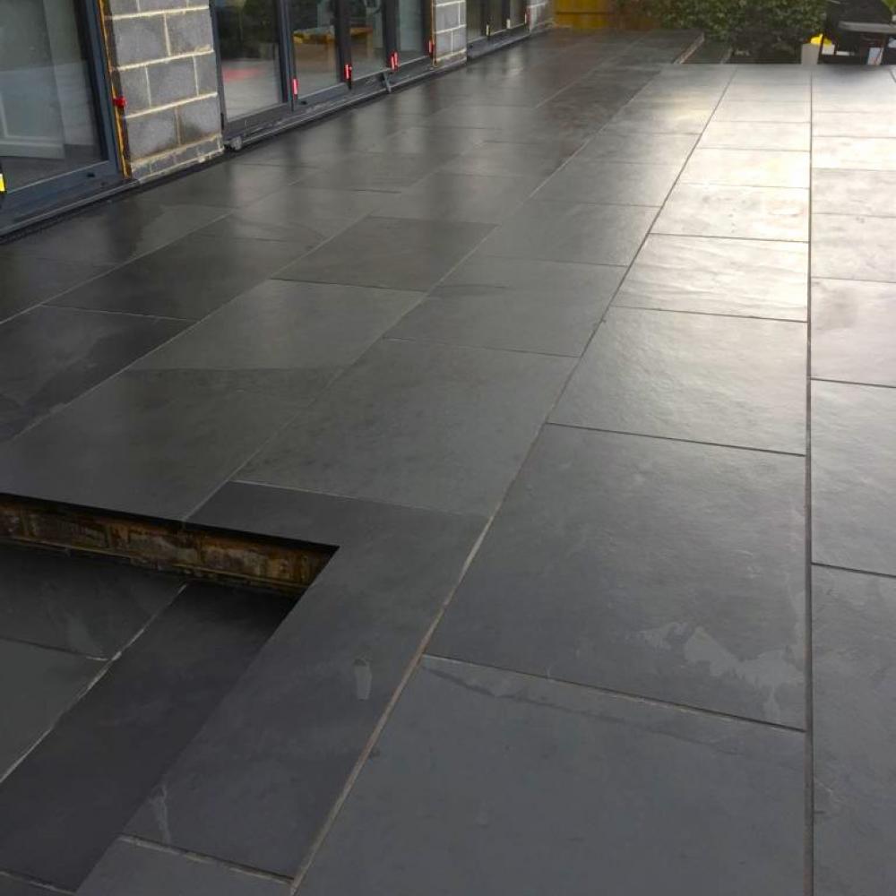 hardstuff ltd - Order Brazilian Black Riven Slate Paving